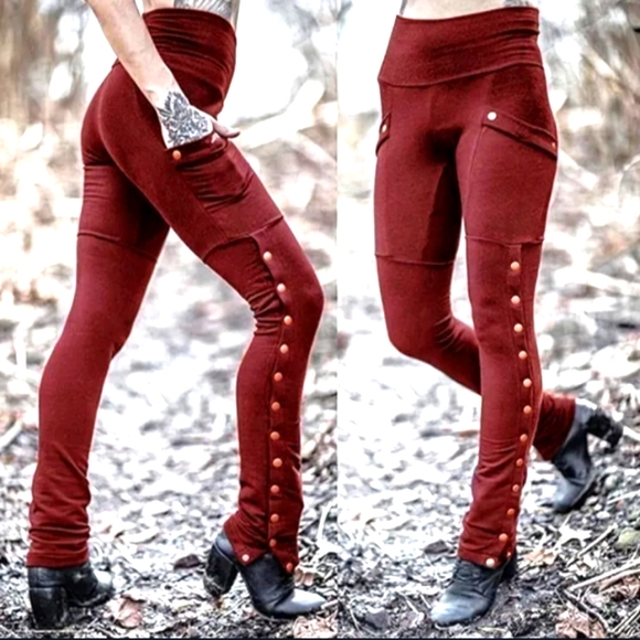 Jeans | Tactical Super Highrise Side Button Legs Button Closure Combat ...